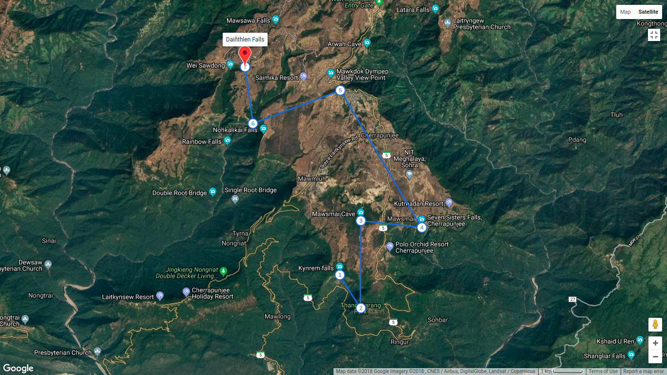 Cherrapunji: One-day trip planner : Namaste! | Gozo cabs journey across ...